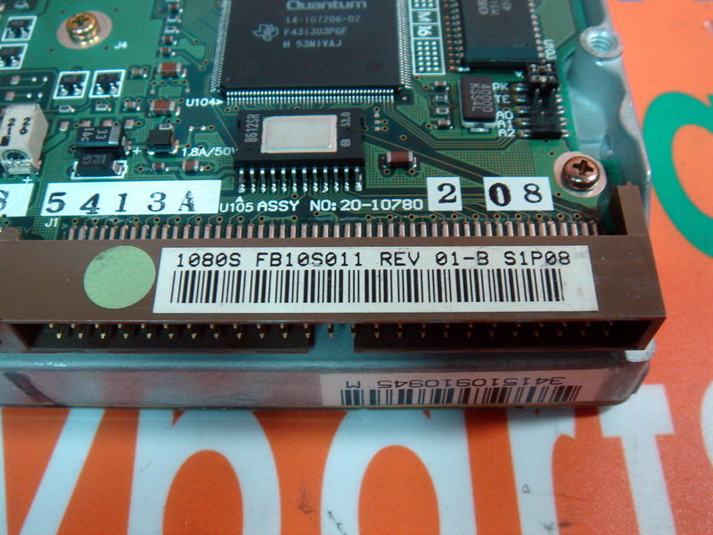 Quantum Hard Drive FB10S011 1.08GB / 50PIN - 裕益科技自動化設備可程式編碼器PLC分散式控制系統DCS